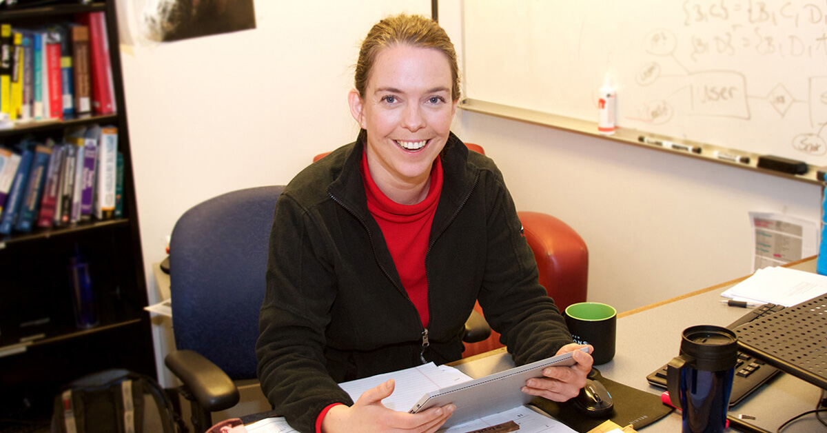 Professor Eva Iwer Brings Experience from Germany to Redmond | DigiPen